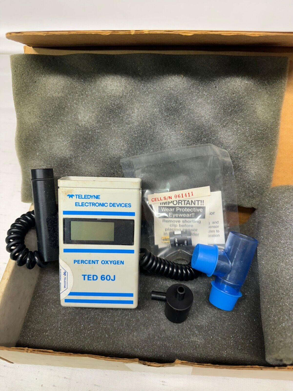 Teledyne PERCENT OXYGEN TED 60J Oxygen Analyser (Digital LCD) | Sailors ...