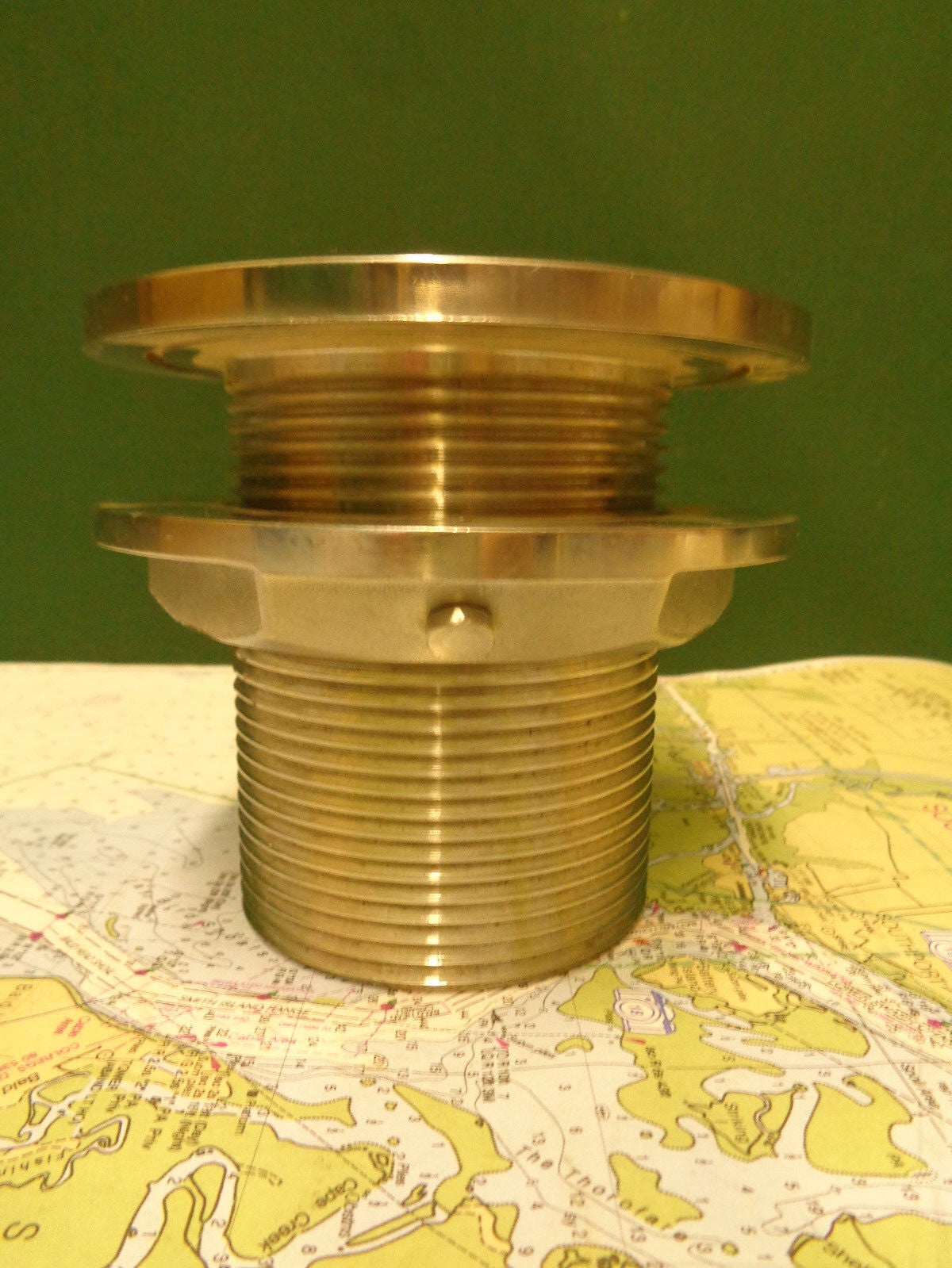 Stainless Steel Thru Hull Connection with 2 3/4" Pipe Fitting | Sailors Exchange