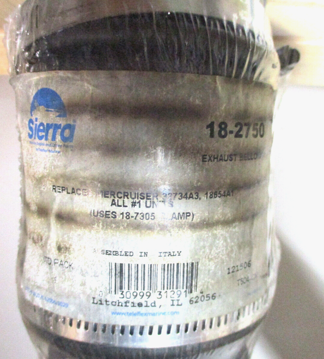 SIERRA 18-2750 DRIVE SHAFT BELLOWS | Sailors Exchange